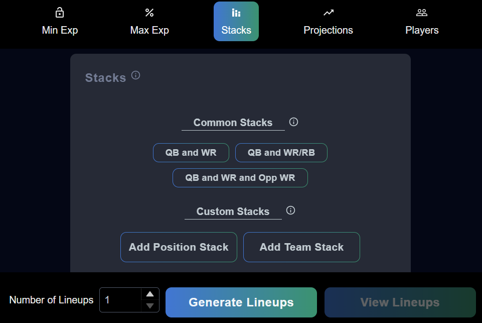 DFS Stacking Tutorial - Daily Fantasy Optimizer
